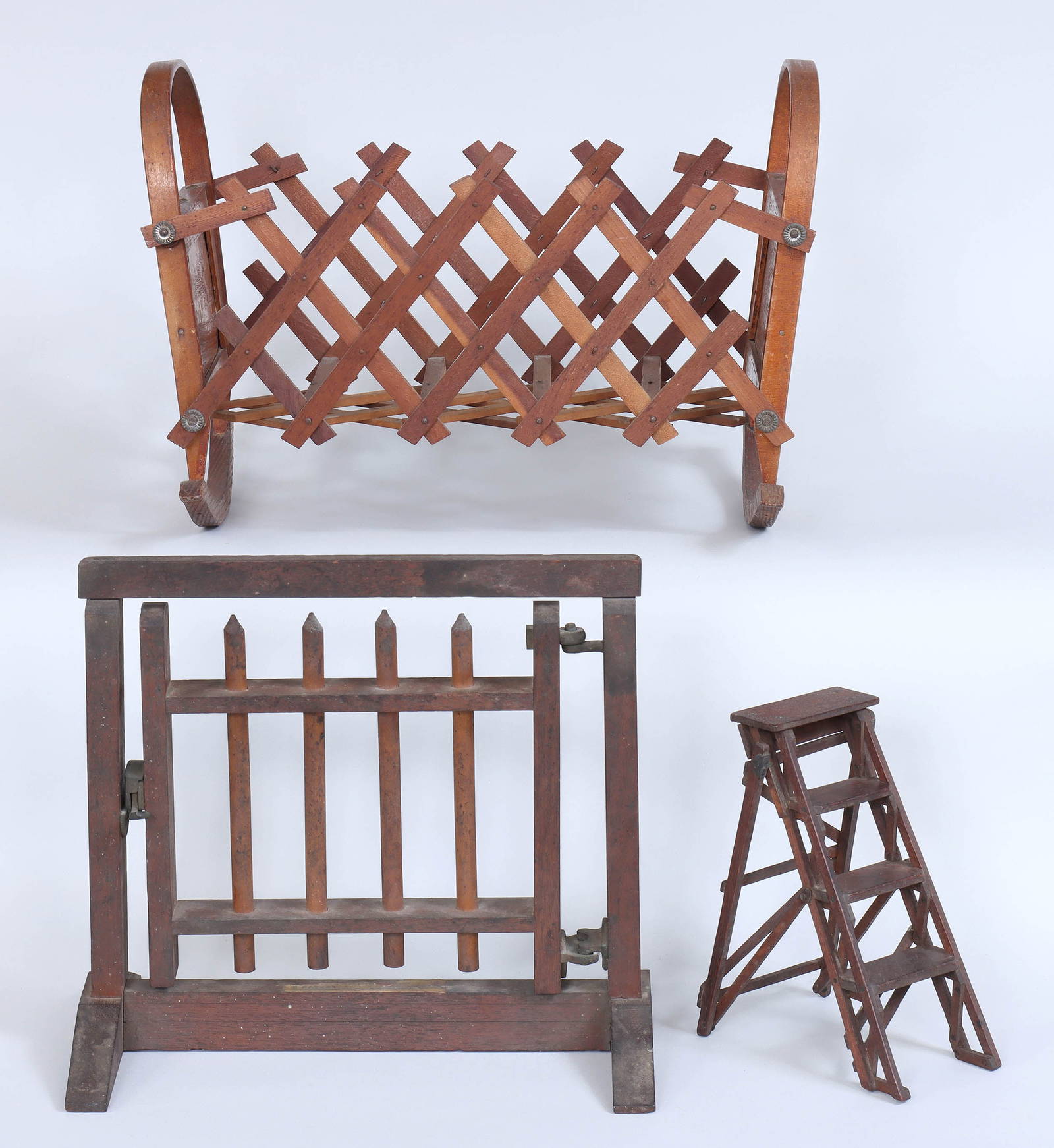 Group Of (3) Wood Salesman Samples Auction