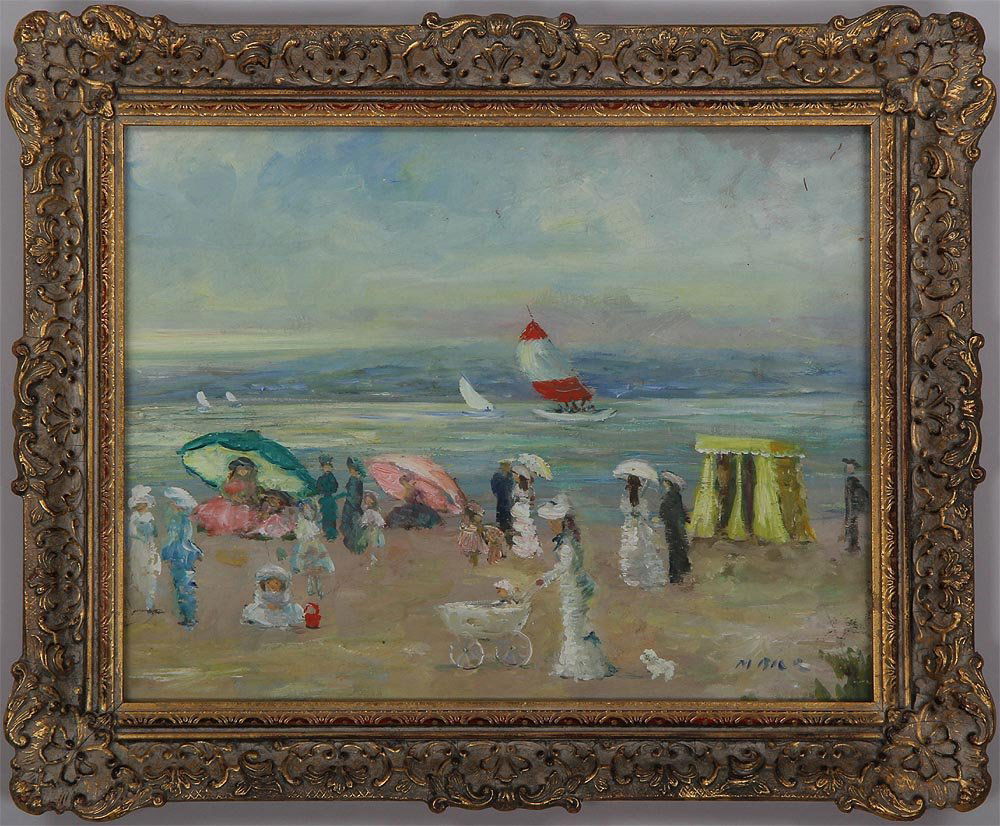 MARION RICE (American, 20th century), oil on canvas - Dec 07, 2013 ...