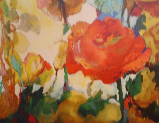 Patricia Nix Flowers Serigraph