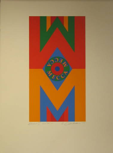 Robert Indiana Mecca Silk Screen Signed & Numbere