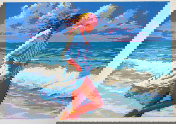 903: Gary Stephen George (Simbari Style) Signed & Numbe