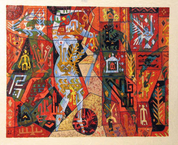 He Neng Serigraph Pencil Signed & Numbered