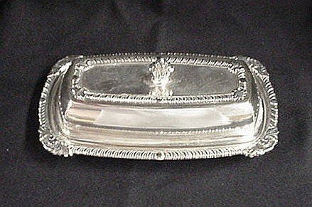 Oneida Silverplate Butter Dish