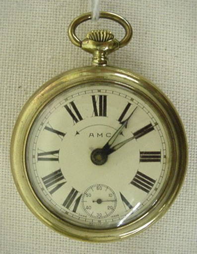 Swiss "amc" Alarm Pocket Watch