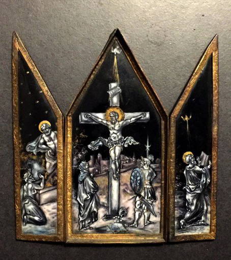 Christ' Crucifixion Enamel