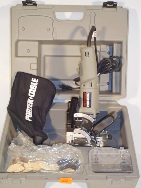 22: Porter Cable plate and biscuit joiner kit