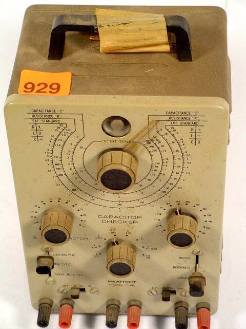 929: Heathkit model IT-28 capacitor checker