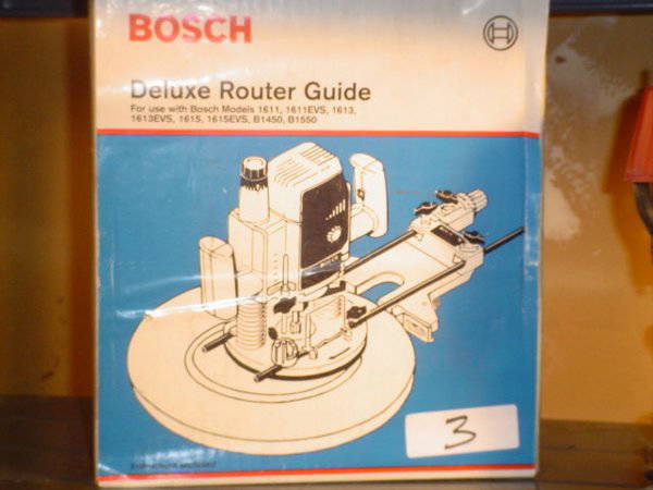 Bosch deluxe router guide, Model RA-1051 - Mar 27, 2004 | A1 Auction ...