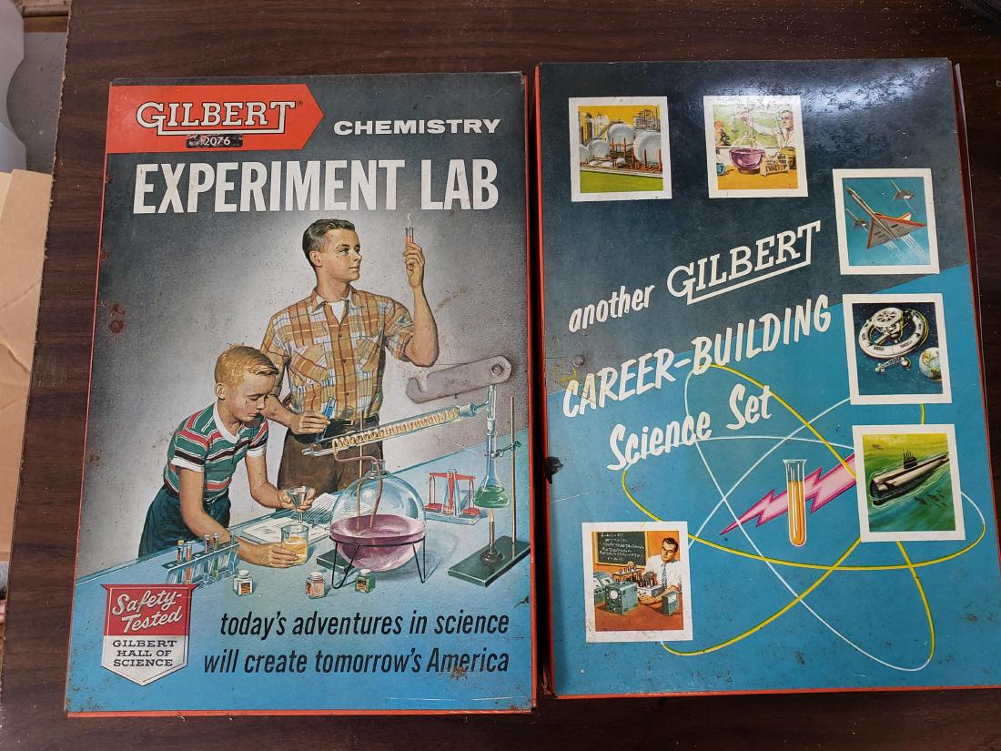 1950s UNUSED GILBERT CHEMISTRY EXPERIMENT LAB
