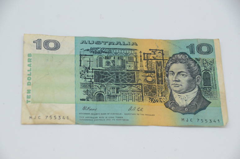 10 Australia Bank Note