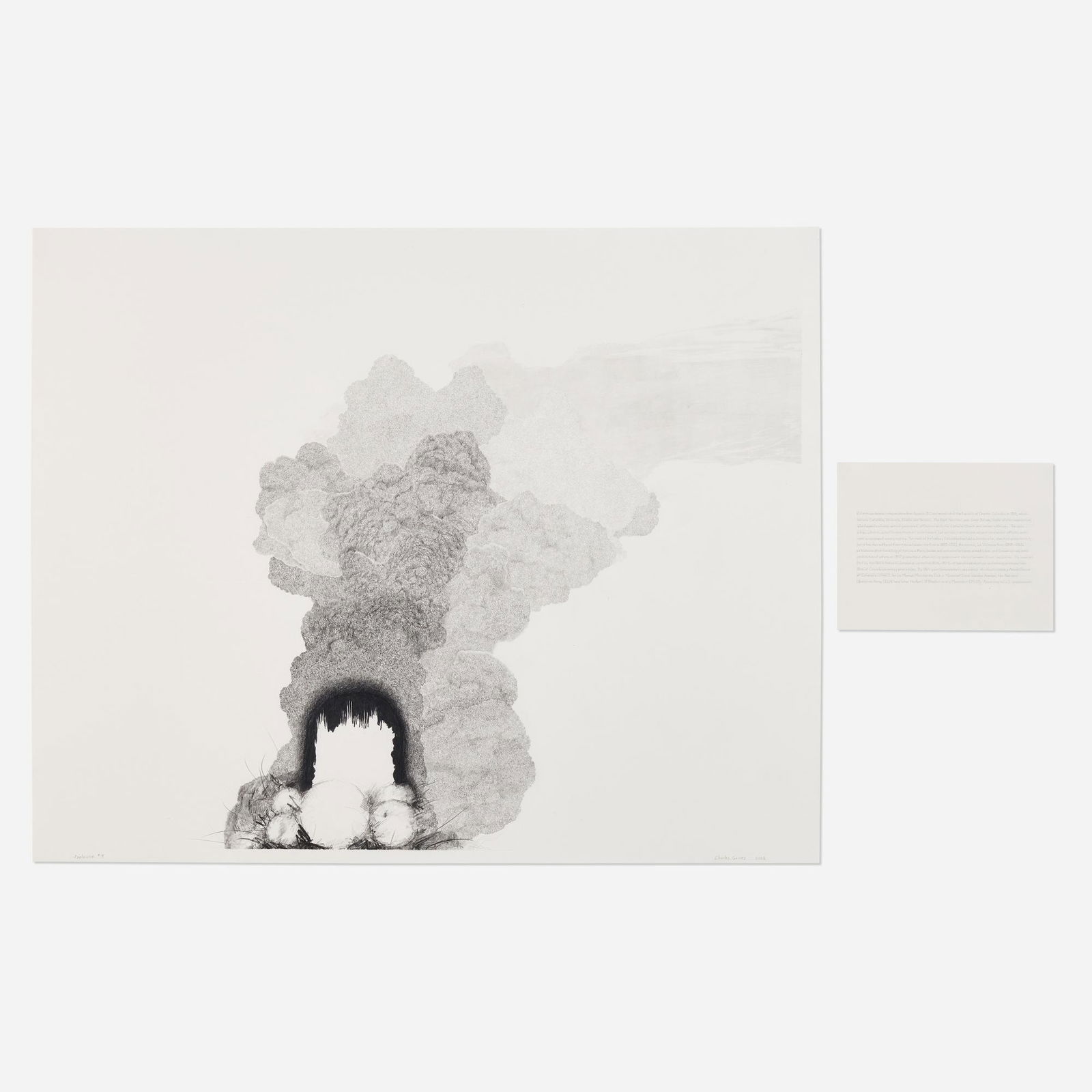 Charles Gaines, Explosion #8 (diptych)