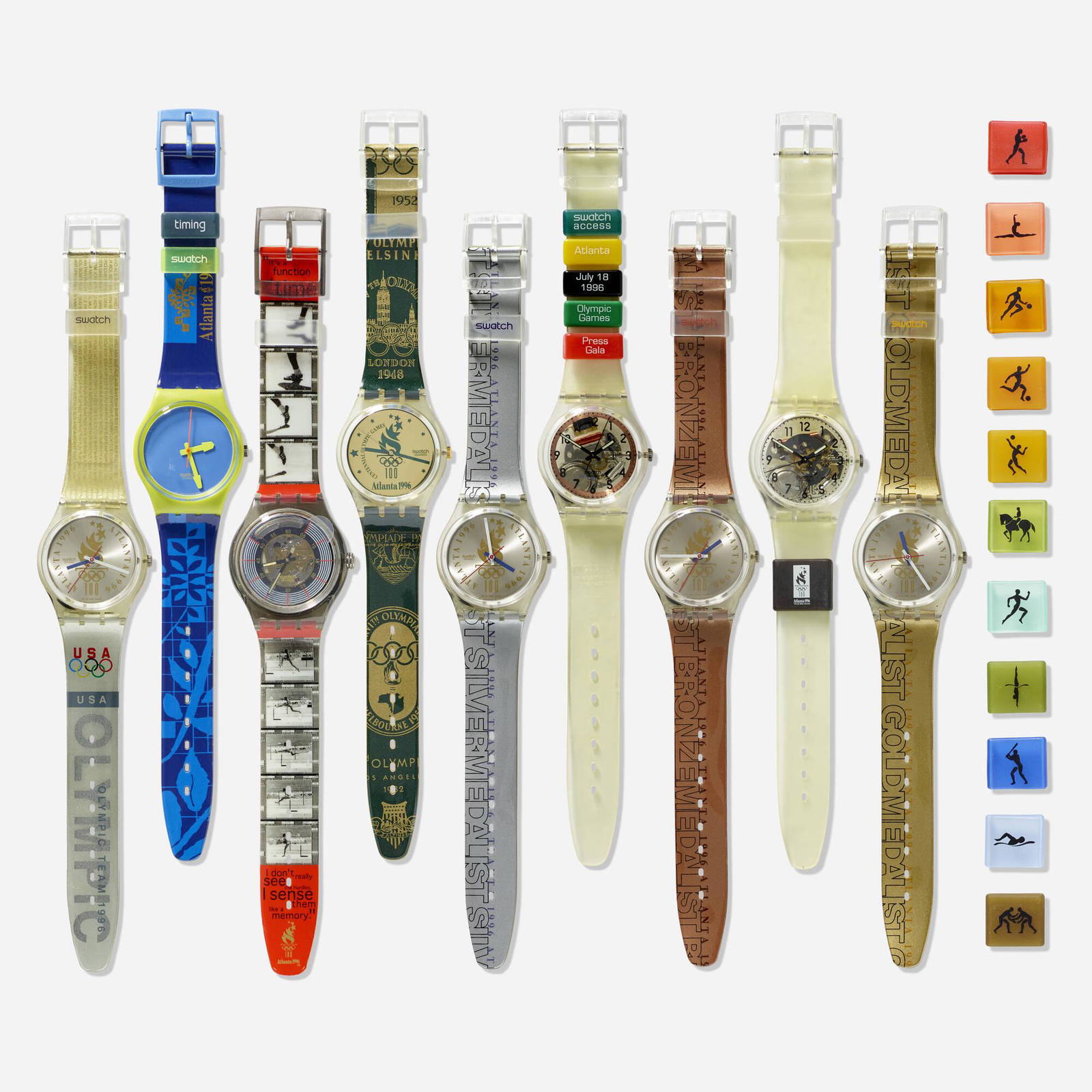 Swatch, Atlanta 1996 Olympic Games Collection Auction