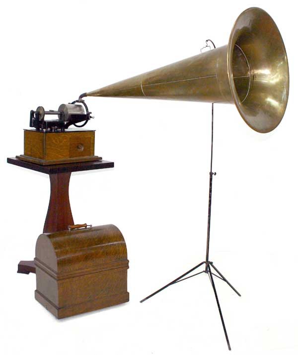 1899 Edison 5" Concert Phonograph W/large Concert