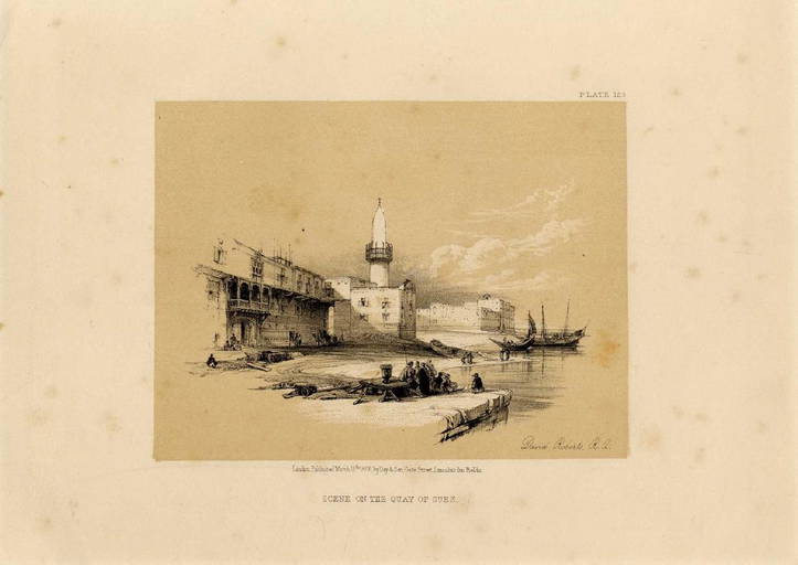 Nine Lithographs By David Roberts, London, 19th Century