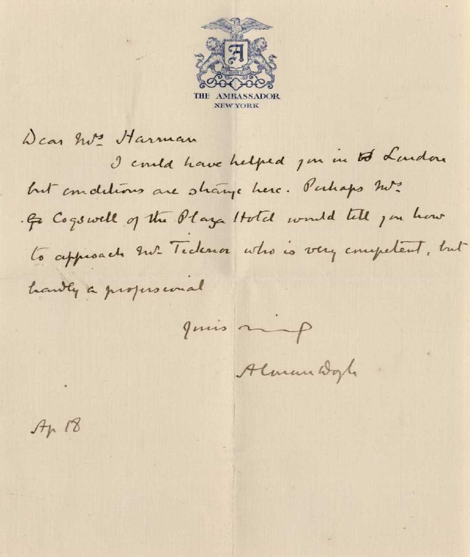 Letter by the Creator of the Legendary Figure 'Sherlock