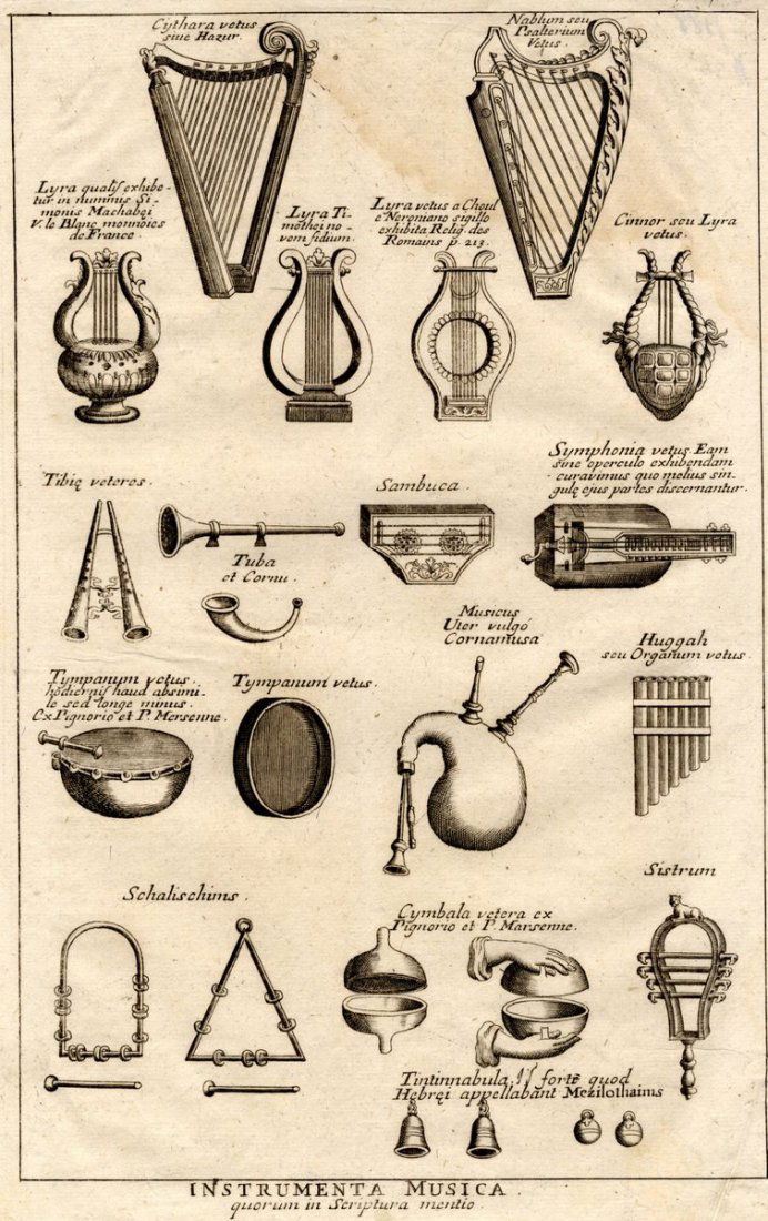 Musical Instruments in the Holy Temple. Augustin