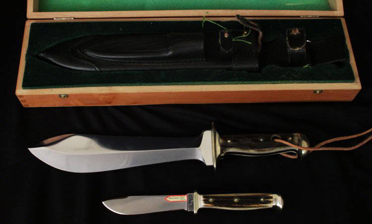 Cased Puma 3588 Waidblatt Superset Knives