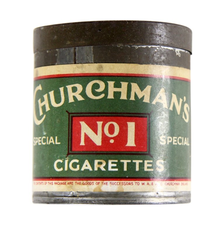 Churchman's No. 1 Cigarette Tin