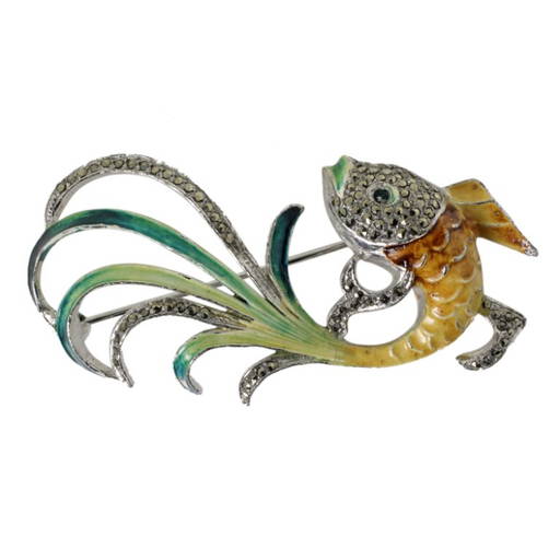 Vintage Boucher Fish Brooch