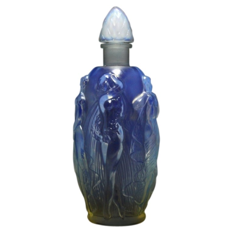 Sabino France Opalescent Glass Perfume Bottle