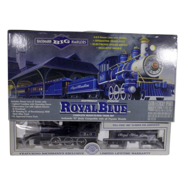 The Original Bachmann Big Haulers Train Royal Blue