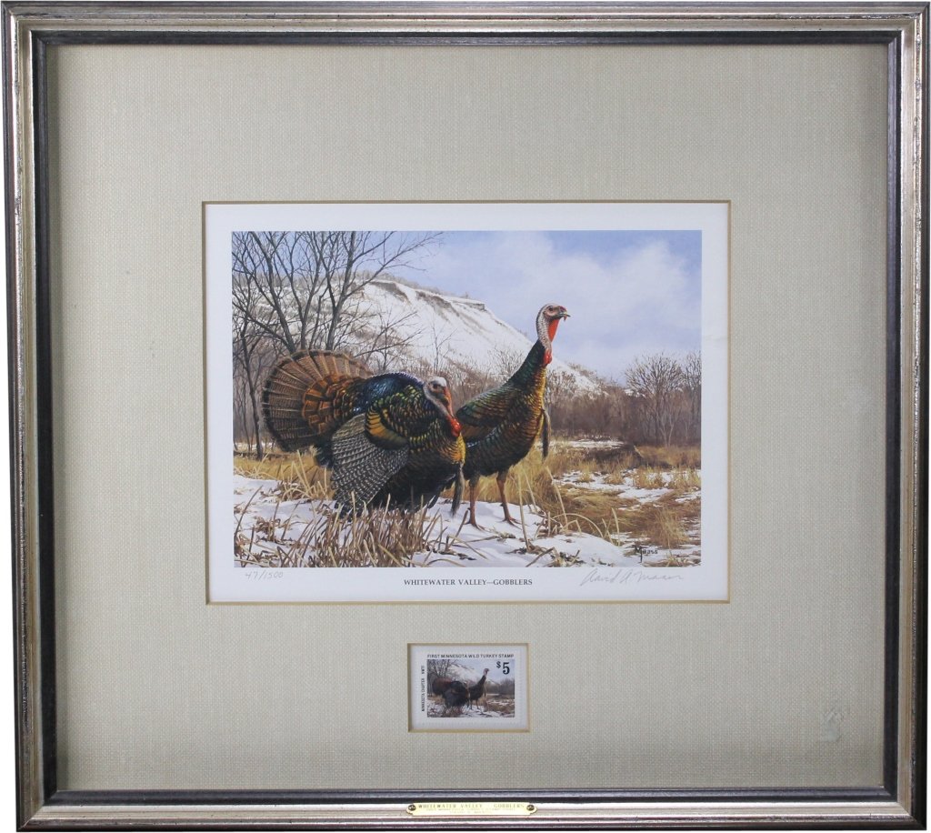 1983 First Minnesota Wild Turkey Stamp A