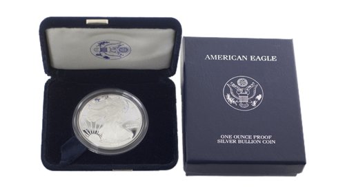 2005 W Silver American Eagle One Ounce Proof Coin