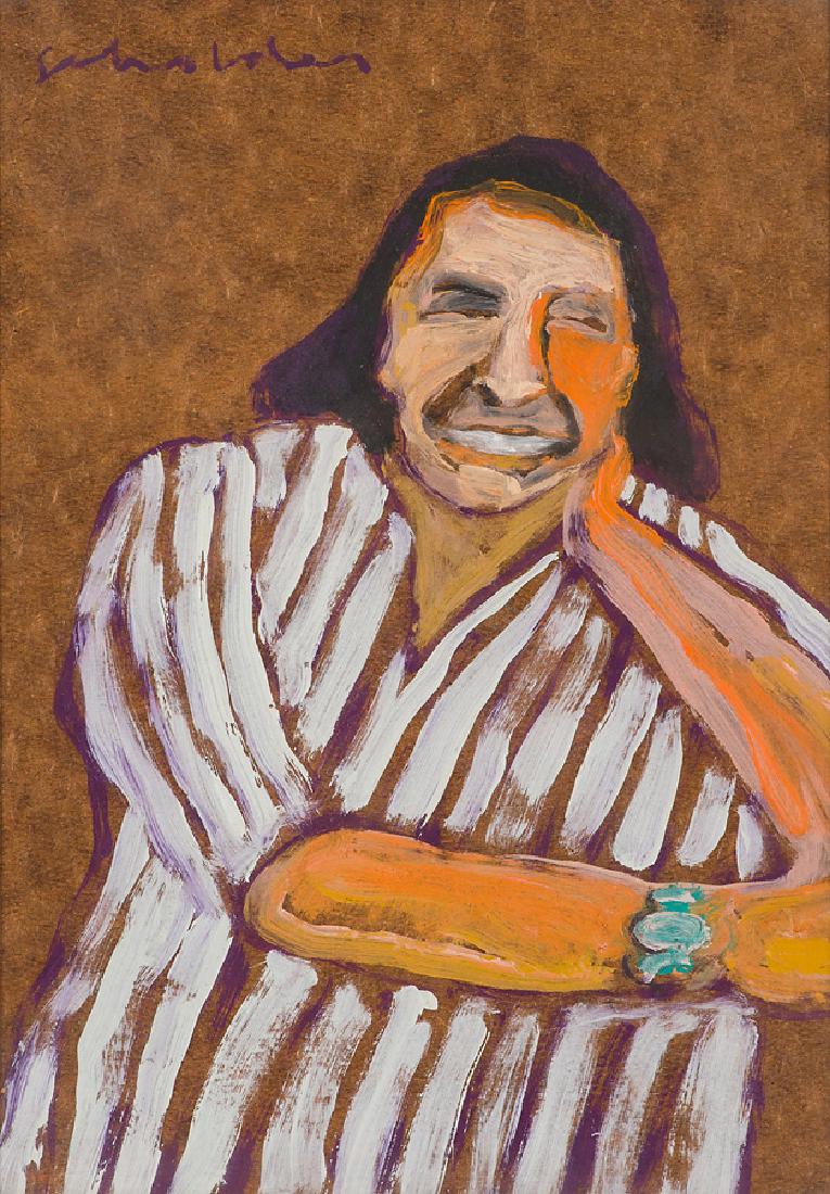 Fritz Scholder 'Self Portrait'