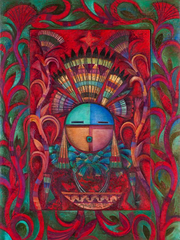 Tony Abeyta Kachina With Border