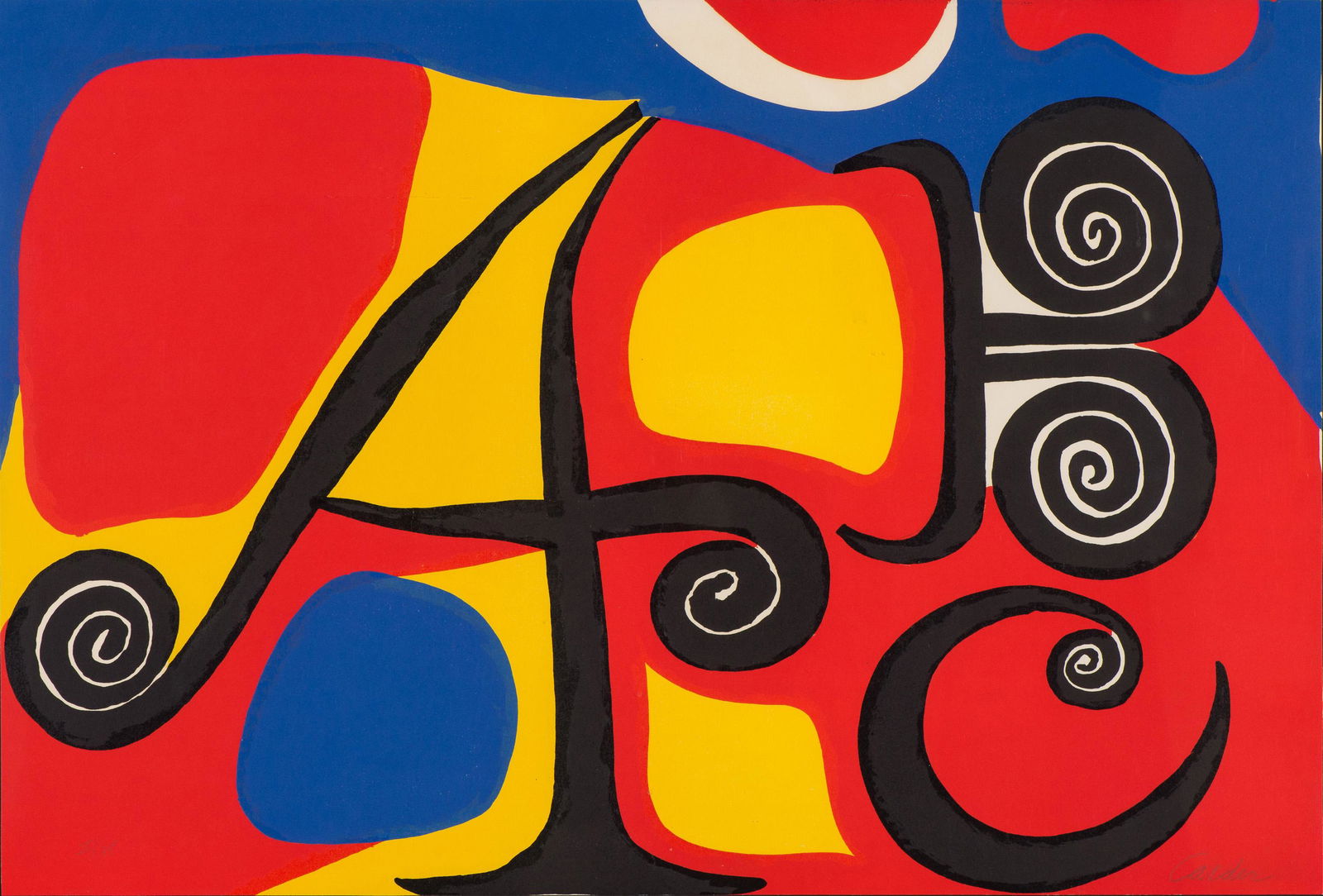 Alexander Calder Les Lettres (ABC), 1969 - Oct 22, 2022 | Larsen Art ...