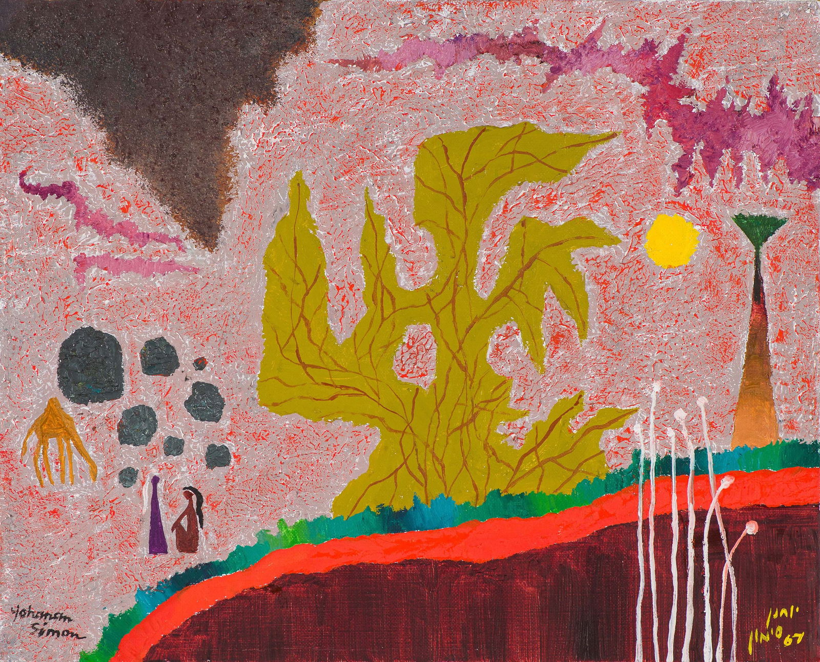 Yohanan Simon Expectation, 1967 Auction