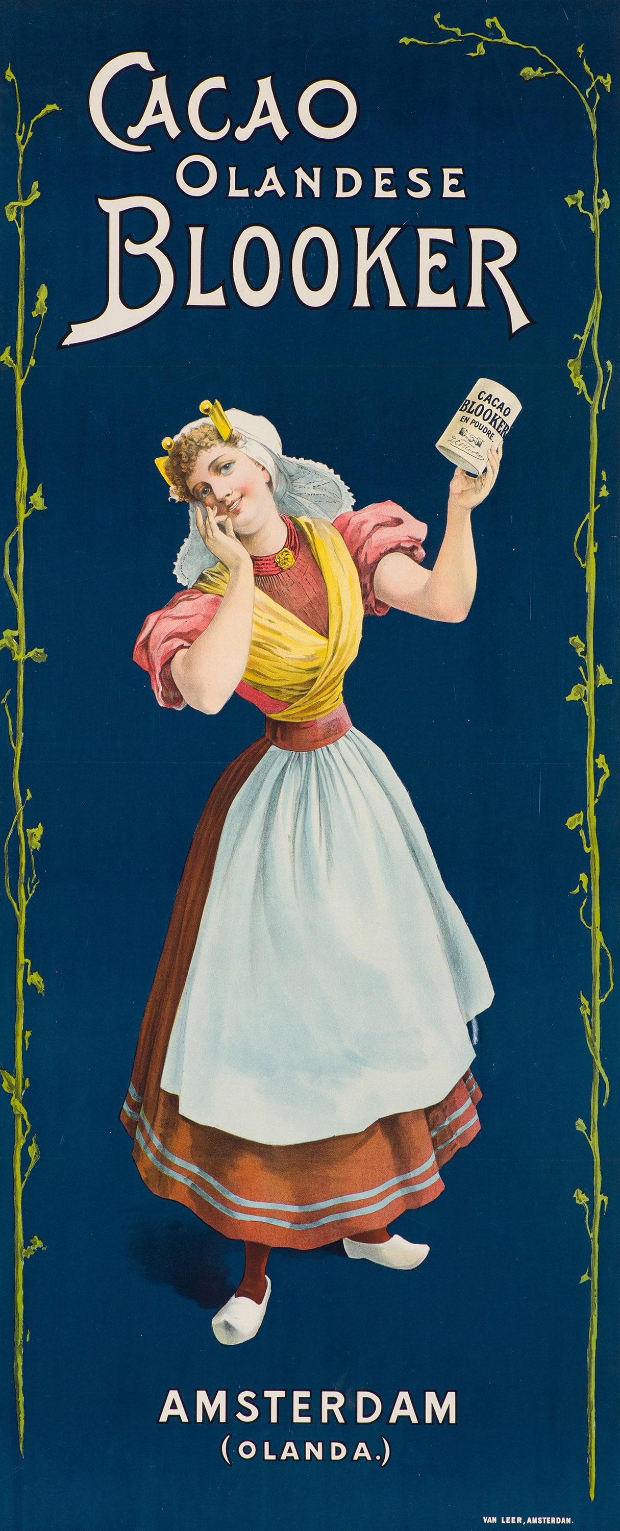 Unknown Artist Cacao Olandese Blooker, Amsterdam (olanda.), C. 1895