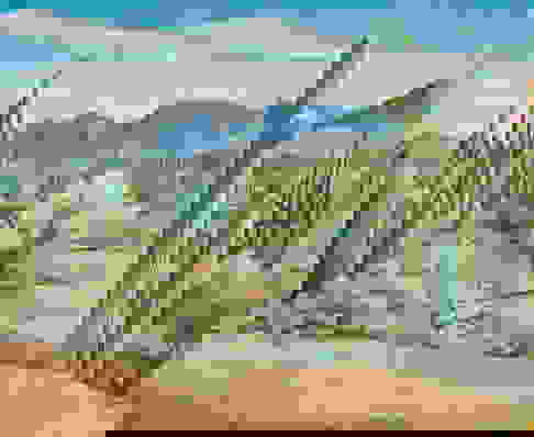 Lew Davis Landscape Auction