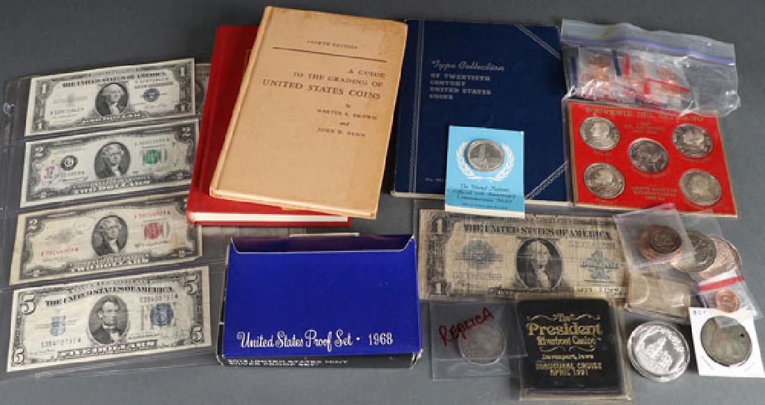 A Collection Of Us Coins