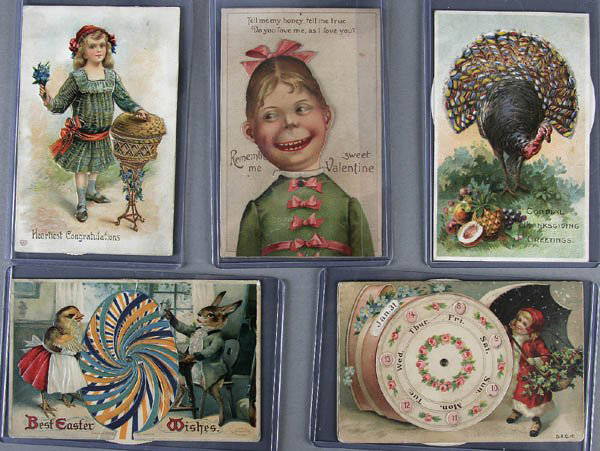 25 Mechanical Postcards 2 Clapsaddle, Kaledescope