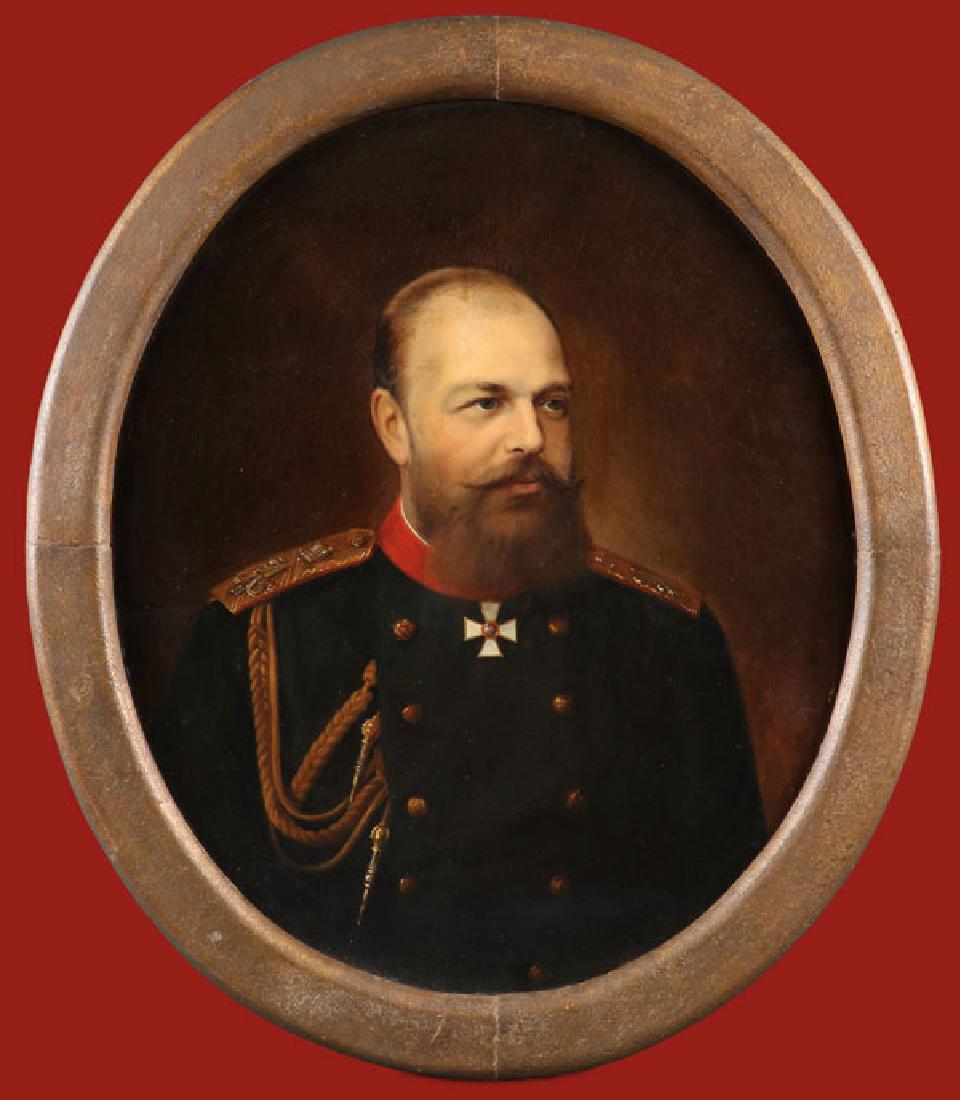 PORTRAIT OF OF RUSSIAN TSAR ALEXANDER III