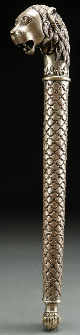 A Lion Head Scepter, 19th Century