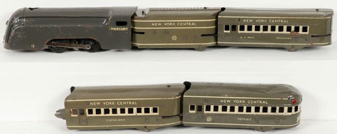 A MARX MERCURY NEW YORK CENTRAL TRAIN SET
