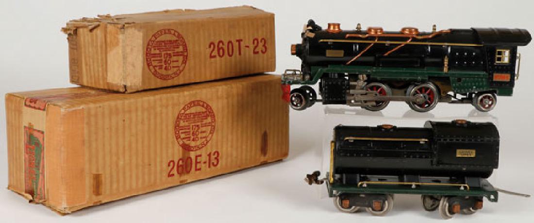 A Good Lionel O Gauge Steam Engine And Tender