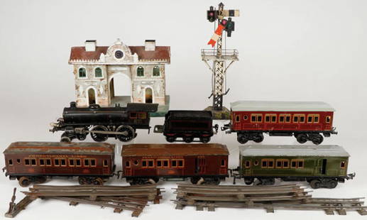 Early Marklin Train Set