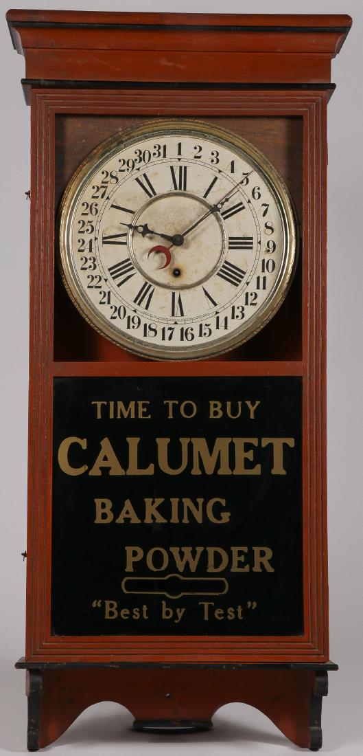 A CALUMET BAKING POWDER CLOCK