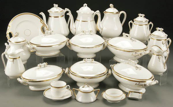 105 Piece Haviland "wedding Ring" China; Early 2