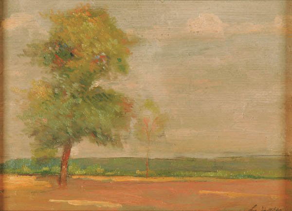 LEON DABO (American 1865-1960), oil painting, landscape