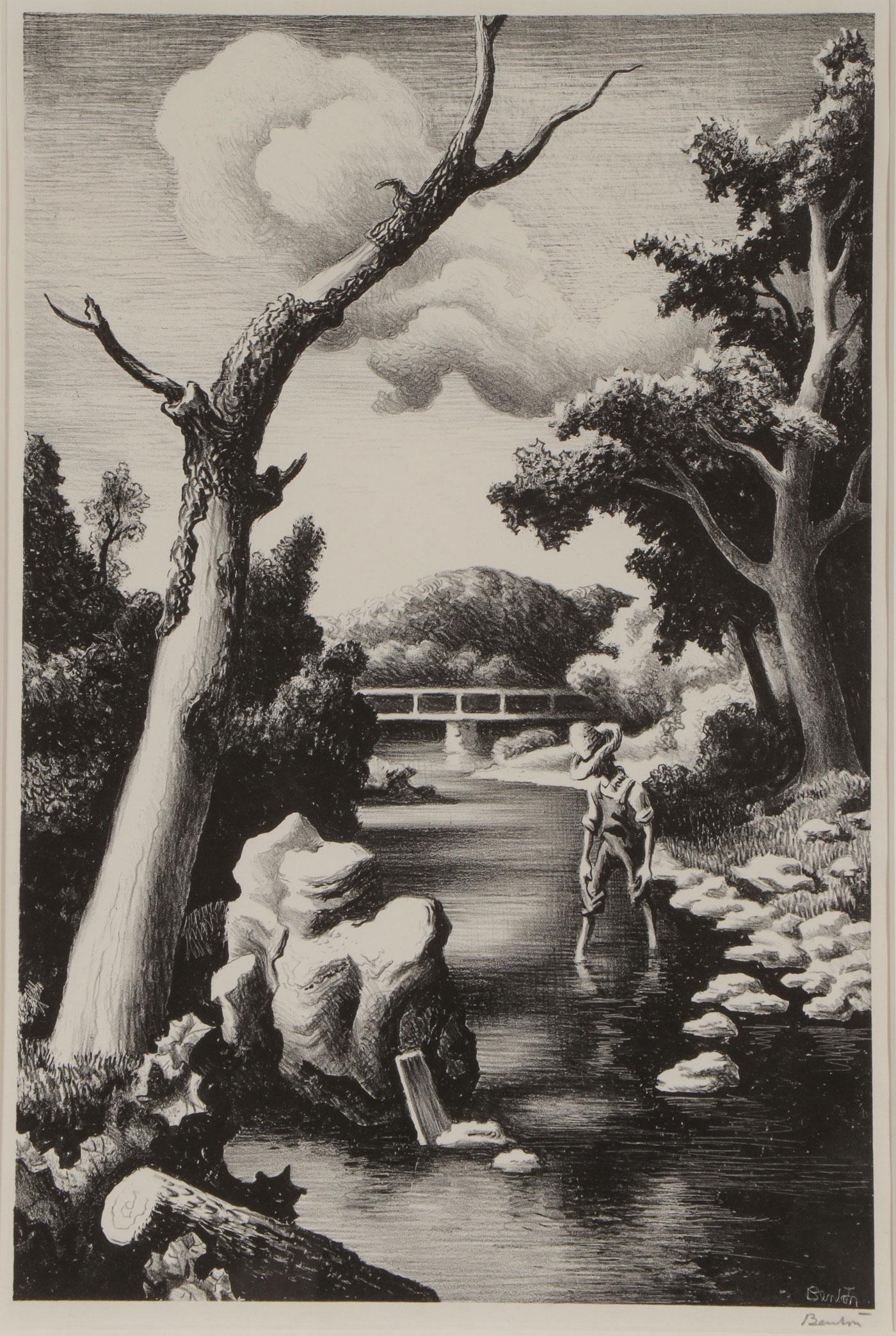 THOMAS HART BENTON SIGNED LITHO - Nov 19, 2019 | Jackson's Auction in IA