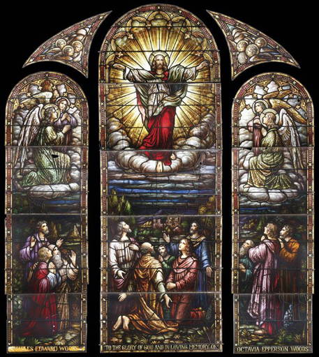 An Impressive Stained Glass Window Grouping