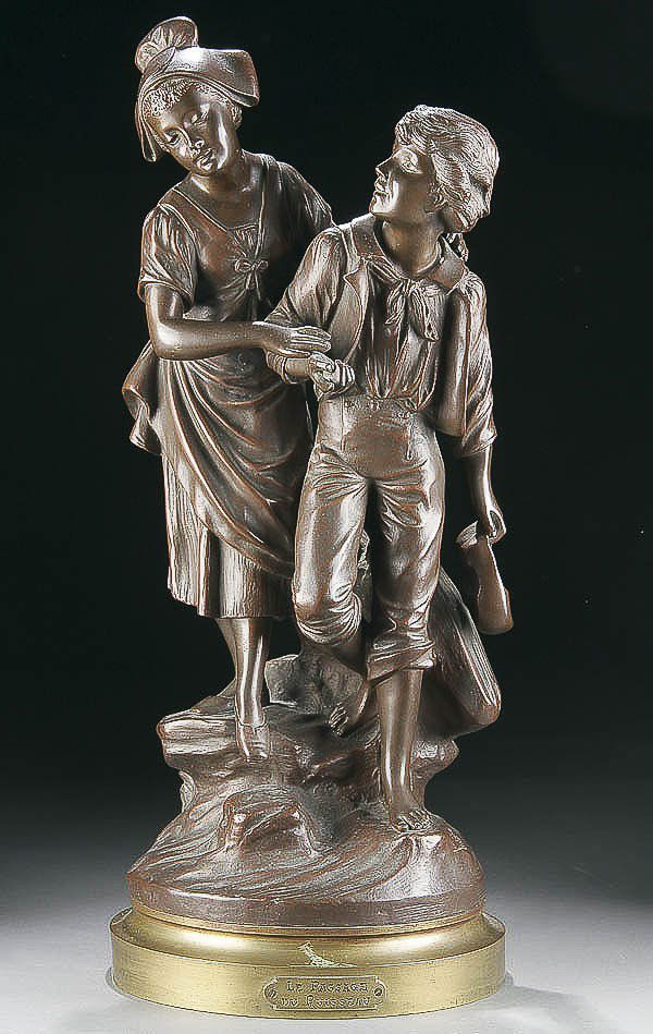 738: BRONZE SCULPTURE, Rene Charles Masse