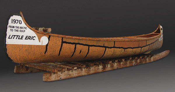 A Ralph Frese Custom Fiberglass Canoe Circa 1970,