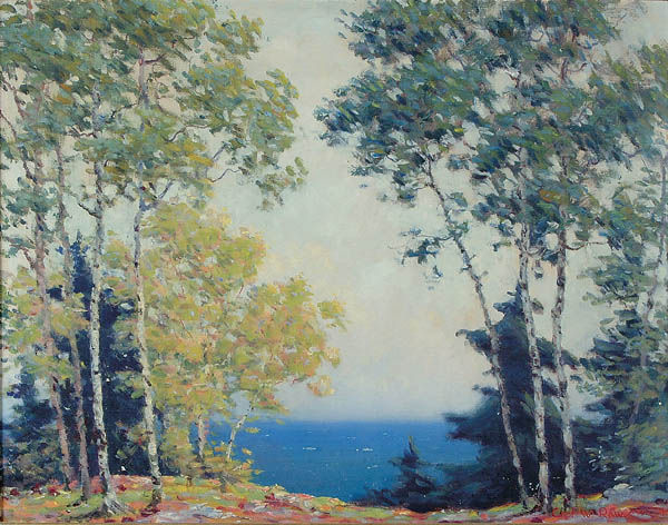 CARL WENDELL RAWSON (American 1884-1970) "Poplars - Apr 27, 2005 ...