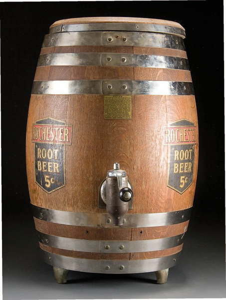 A Rochester Root Beer Barrel, Early 20th Century,