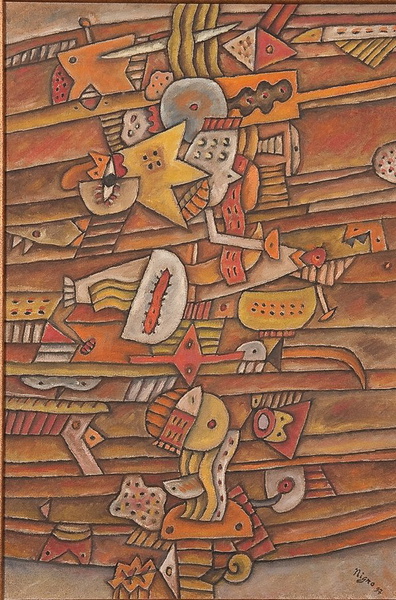 Painting By Adolfo Nigro (argentinean B.1942)